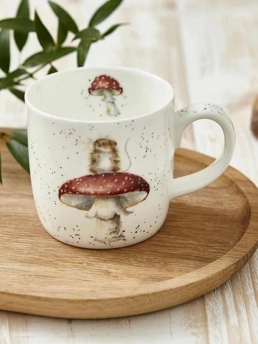 Кружка Royal Worcester, "He's a Fun-gi - Mouse & Mushroom" 310 мл