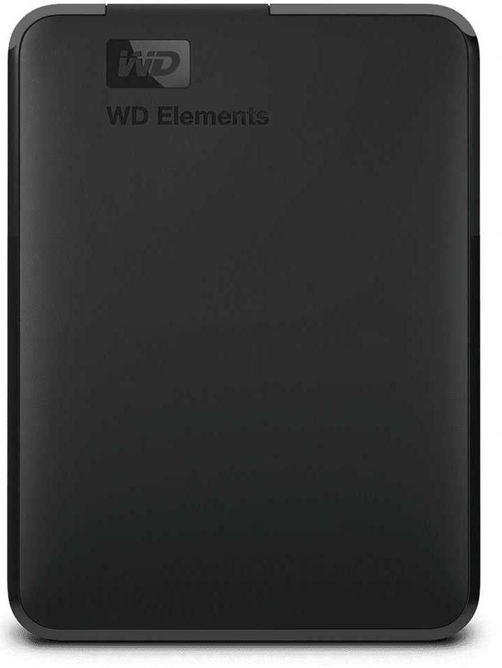 Внешний HDD 2.5\ Western Digital Elements Portable, 5TB, USB 3.2 Gen 1 Type-A, 5400 rpm, черный