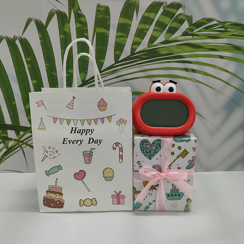 Будильник Big Mouth с USB-зарядкой, миниатюрные светящиеся электронные часы для прикроватной тумбочки, для студентов и детей, креативные бесшумные цифровые LED-часы для стола.