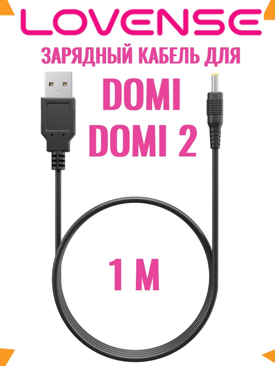 Зарядный USB кабель Lovense для подзарядки Domi / Domi 2, длина 1 метр