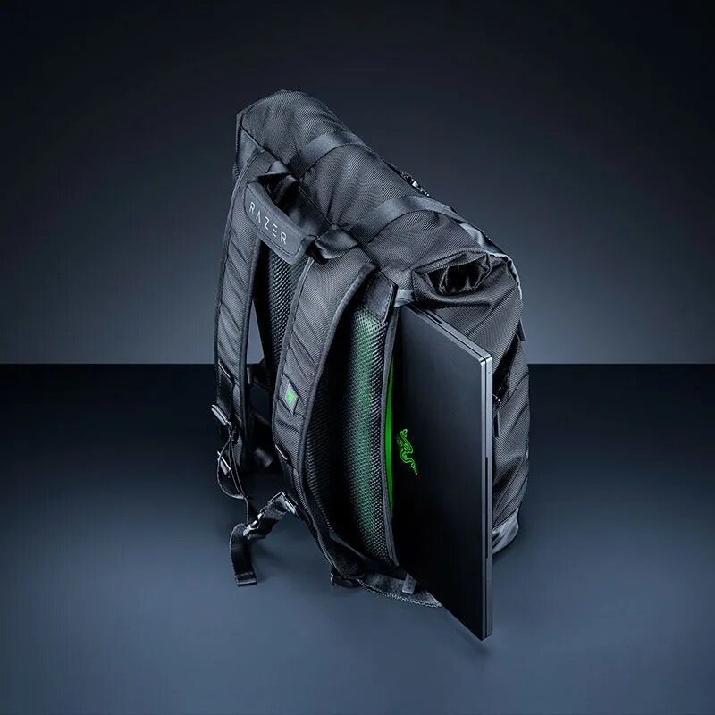 Рюкзак Razer для ноутбука 15 дюймов, официальный аутентичный, черный, для путешествий, износостойкий — фото 1