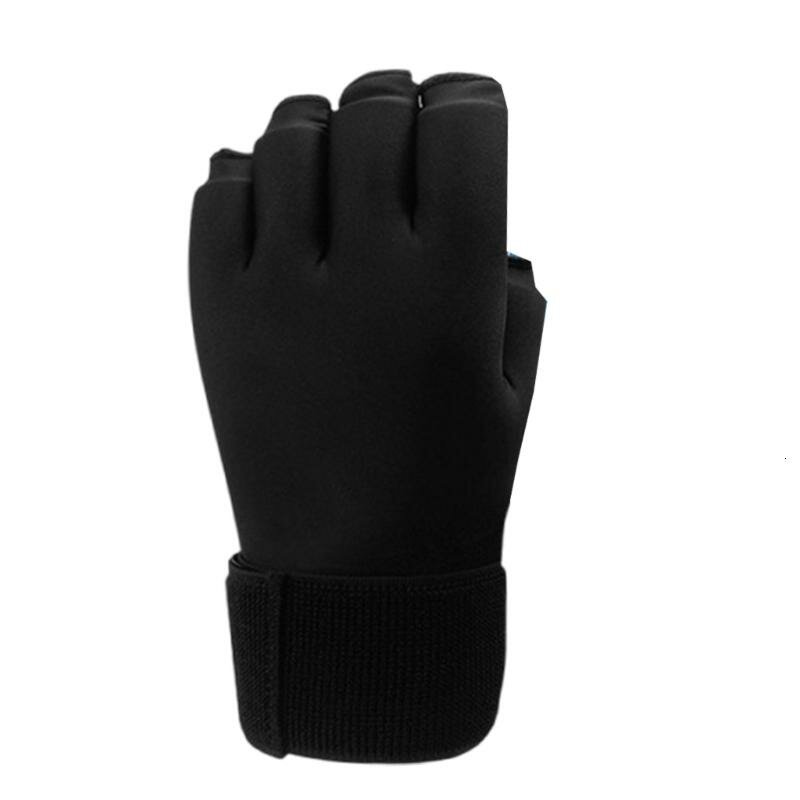 Холодовая перчатка с усиленным гелем для компрессии пальцев, Черный