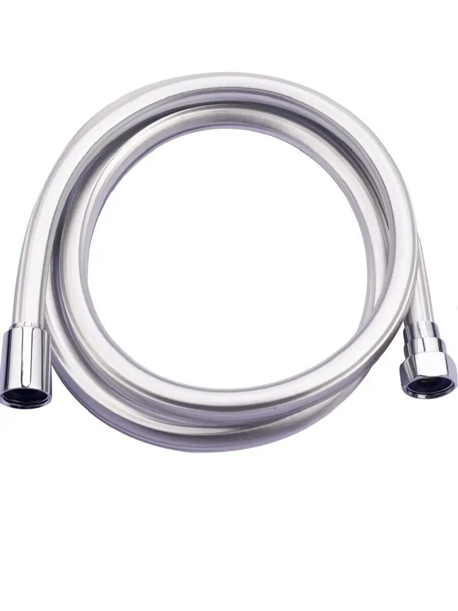 Шланг для душа силиконовый 1,5 метра, гайка импорт-импорт