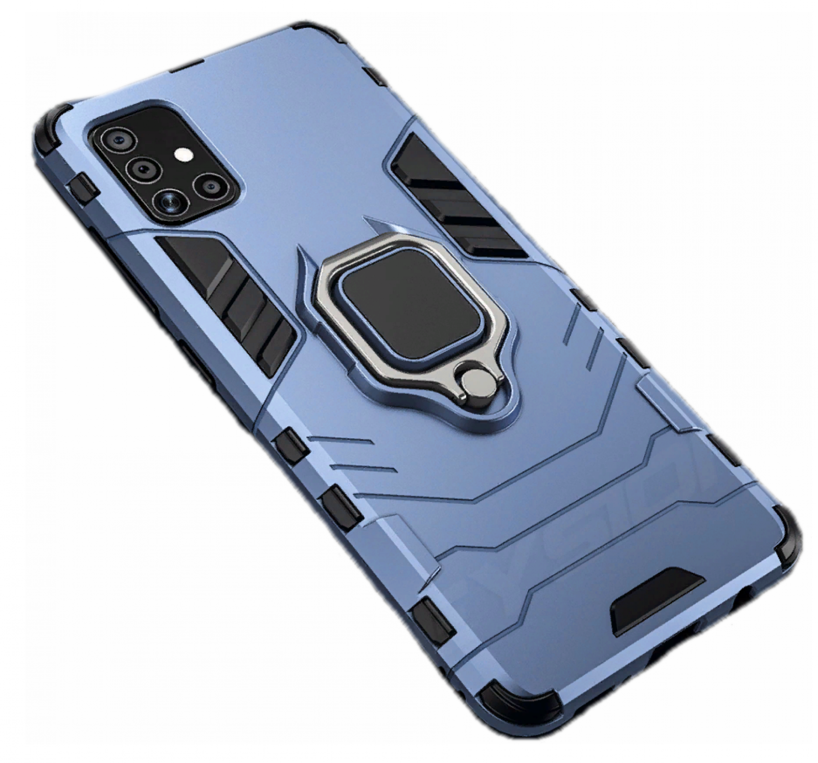 Чехол-бампер MyPads для Samsung Galaxy Note 10 Lite противоударный усиленный синий