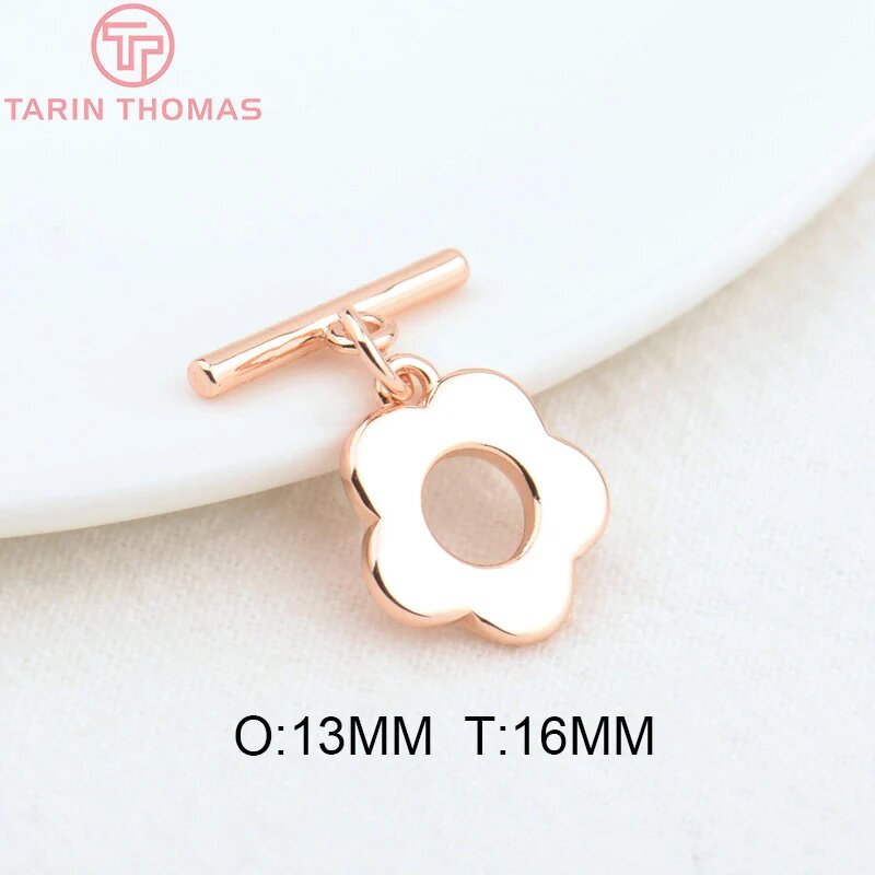 TARIN THOMAS Замок-тогл Цветок, 13мм, 16мм, Color: 3273-Style 26