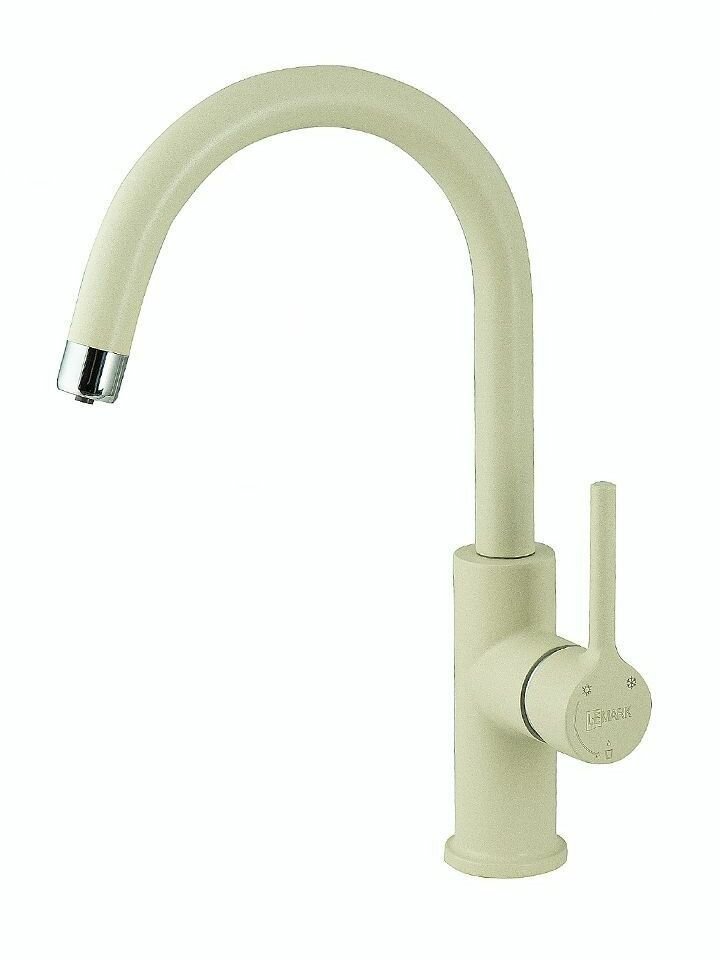 Смеситель Lemark Comfort LM3073PSH для кухонной мойки, шампань