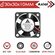 Вентилятор 30x30x10мм, 12V, Dual Ball, 1200RPM