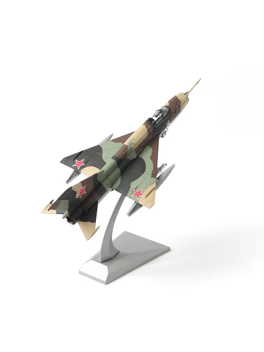 Модель самолета МиГ-21 1:72 металл истребитель СССР
