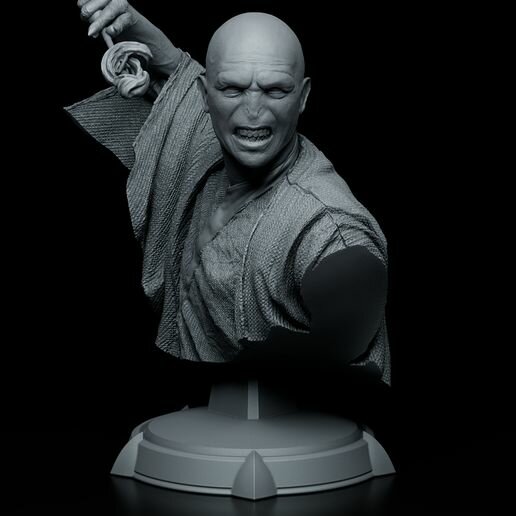 Сборная модель Voldemort (Harry Potter), бюст, 152мм для покраски