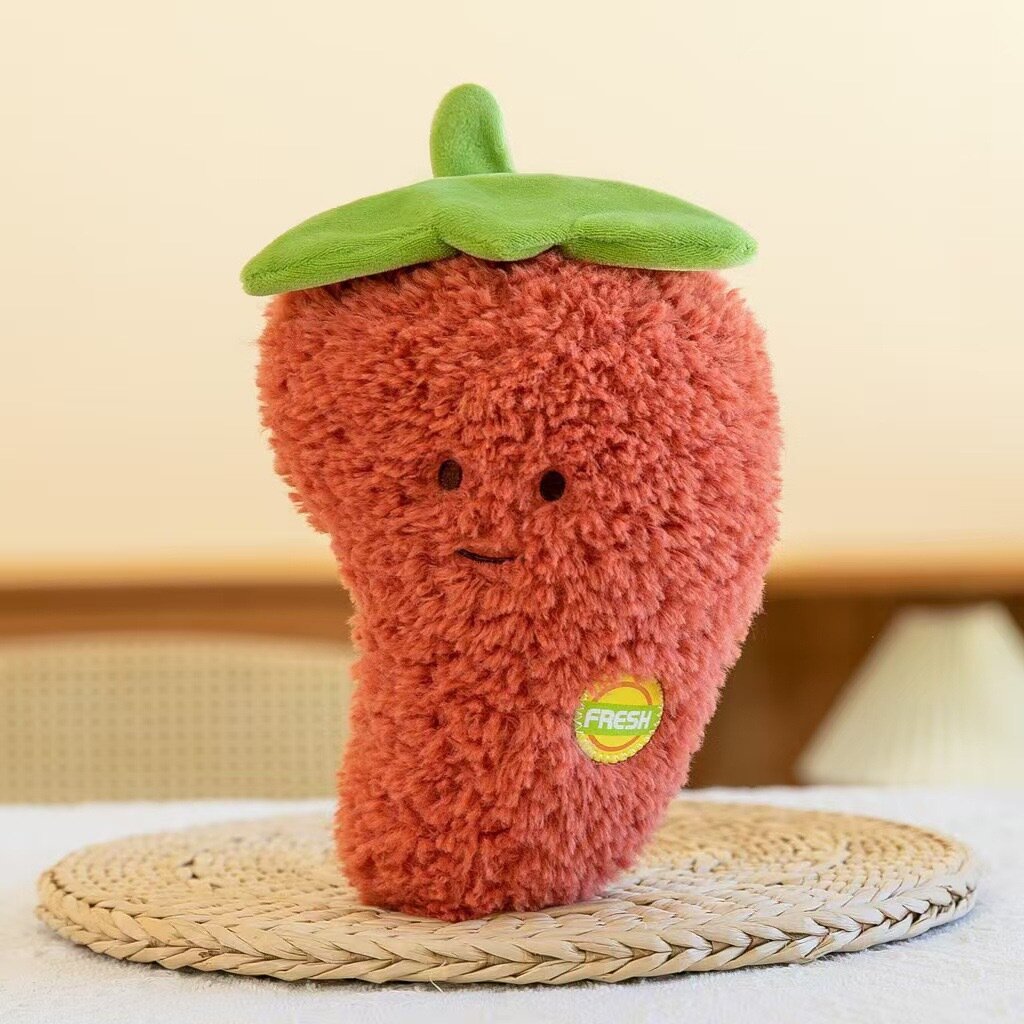 Мягкая игрушка фрукт и овощ 20 см, плюшевая кукла‑антистресс, подарок для детей