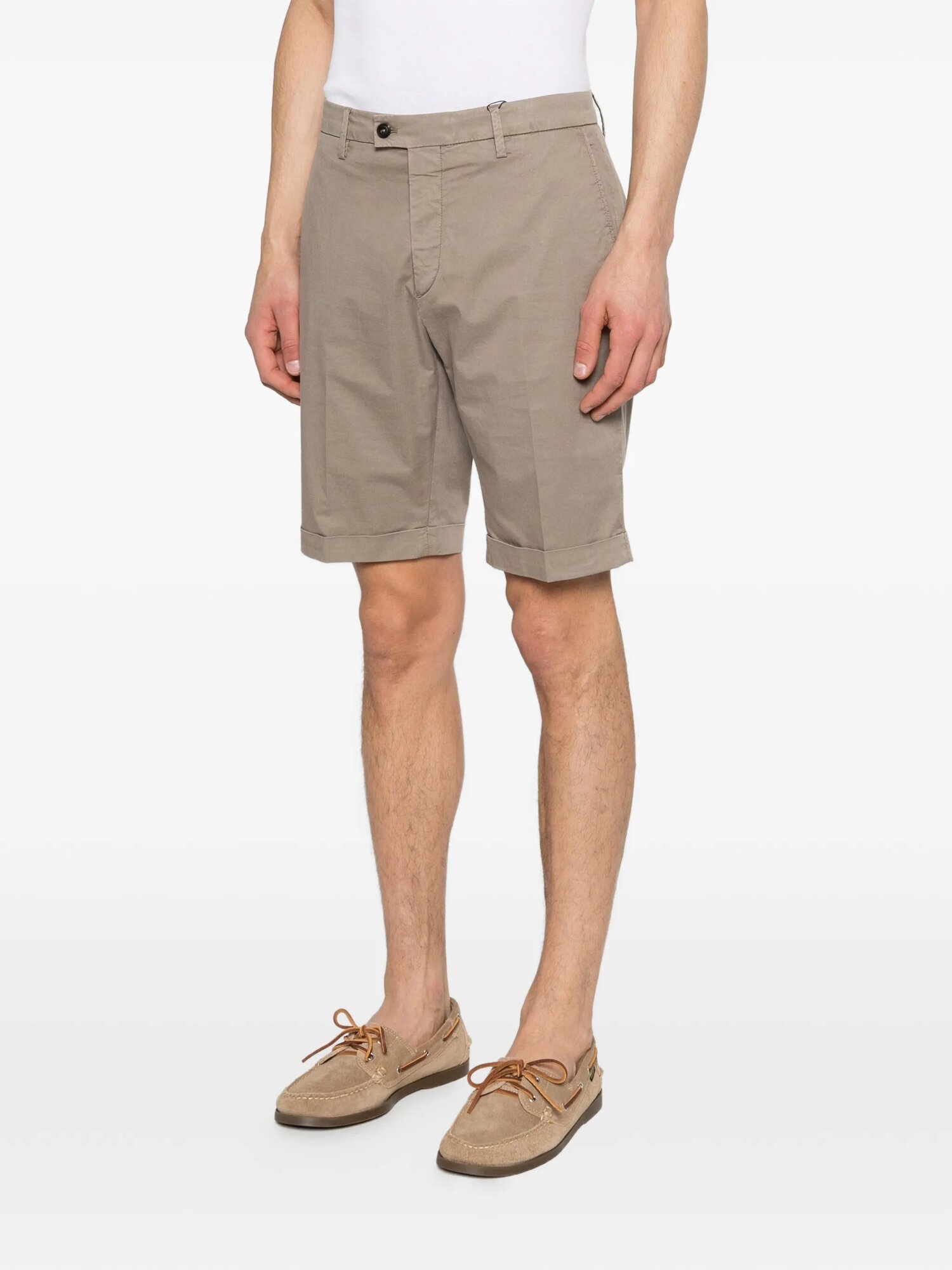 Шорты Corneliani Turned-hem shorts, размер 54, разноцветный — фото 1