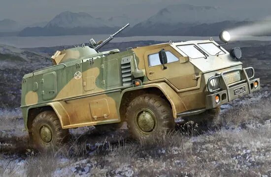 1/35 Российский многоцелевой автомобиль высокой проходимости ГАЗ-39371 Сборочная модель