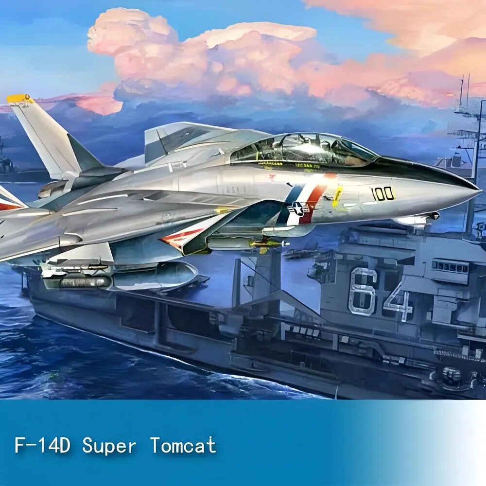Trumpeter 03203 1/32 Американский истребитель с изменяемой геометрией крыла F-14D Super Tomcat