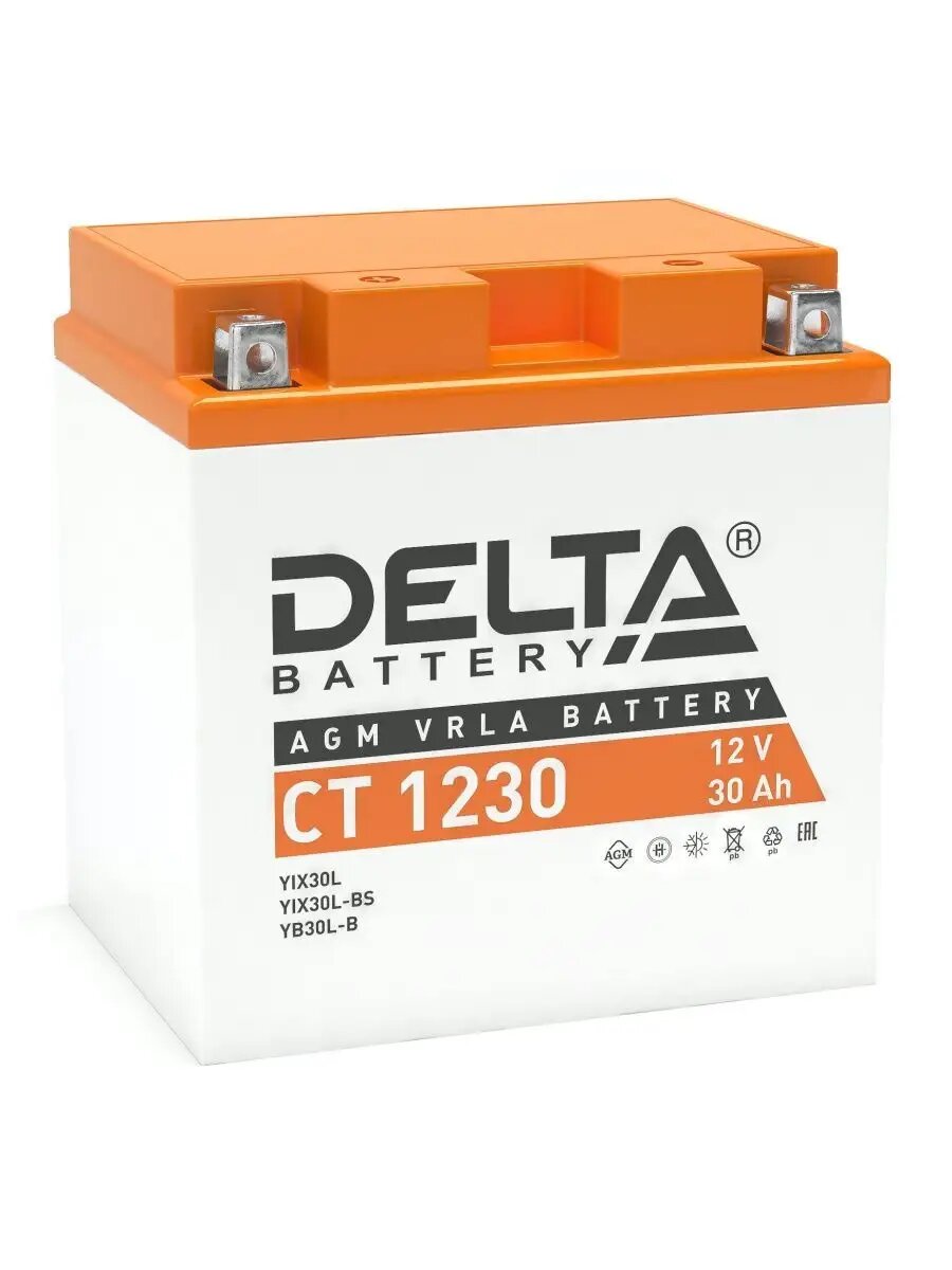 Аккумулятор для мотоцикла 12v 30Ah CT 1230 12В 30Ач