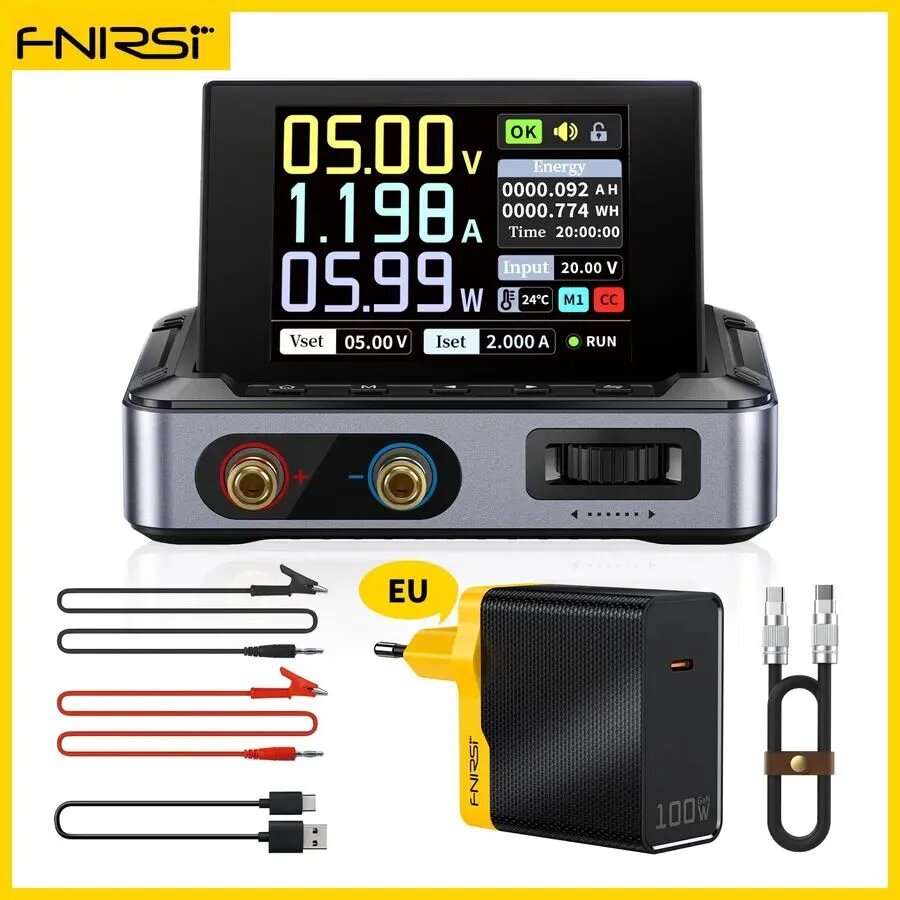 Лабораторный источник питания постоянного тока FNIRSI DPS-150, 30В 5А регулируется, Регулируемый импульсный источник питания