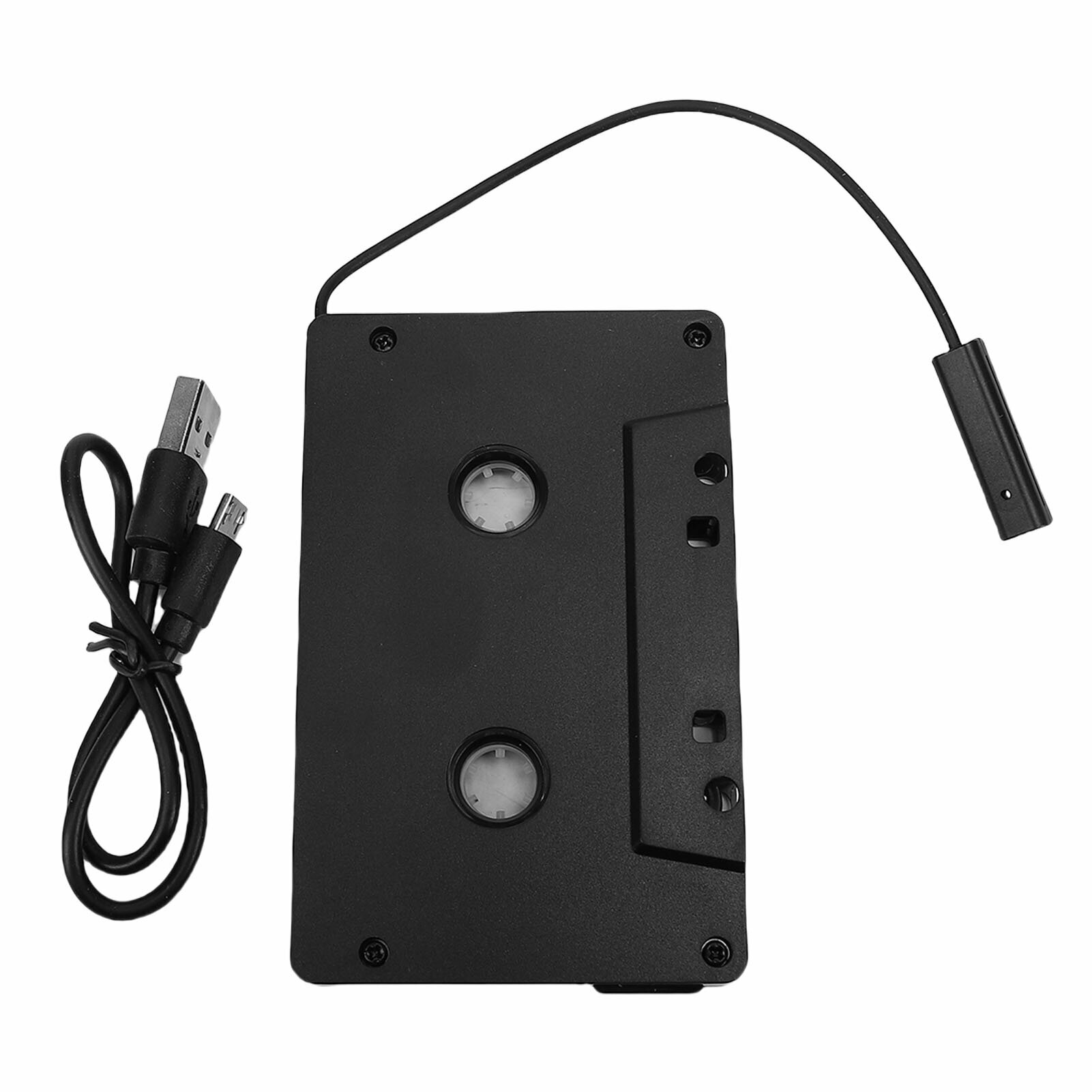 Автомобильная Кассета к Адаптеру Aux Черный С Длительным Временем Воспроизведения Автомобильный Кассетный Приемник Bluetooth 5.0 для Телефона, Планшета, MP3-Плеера