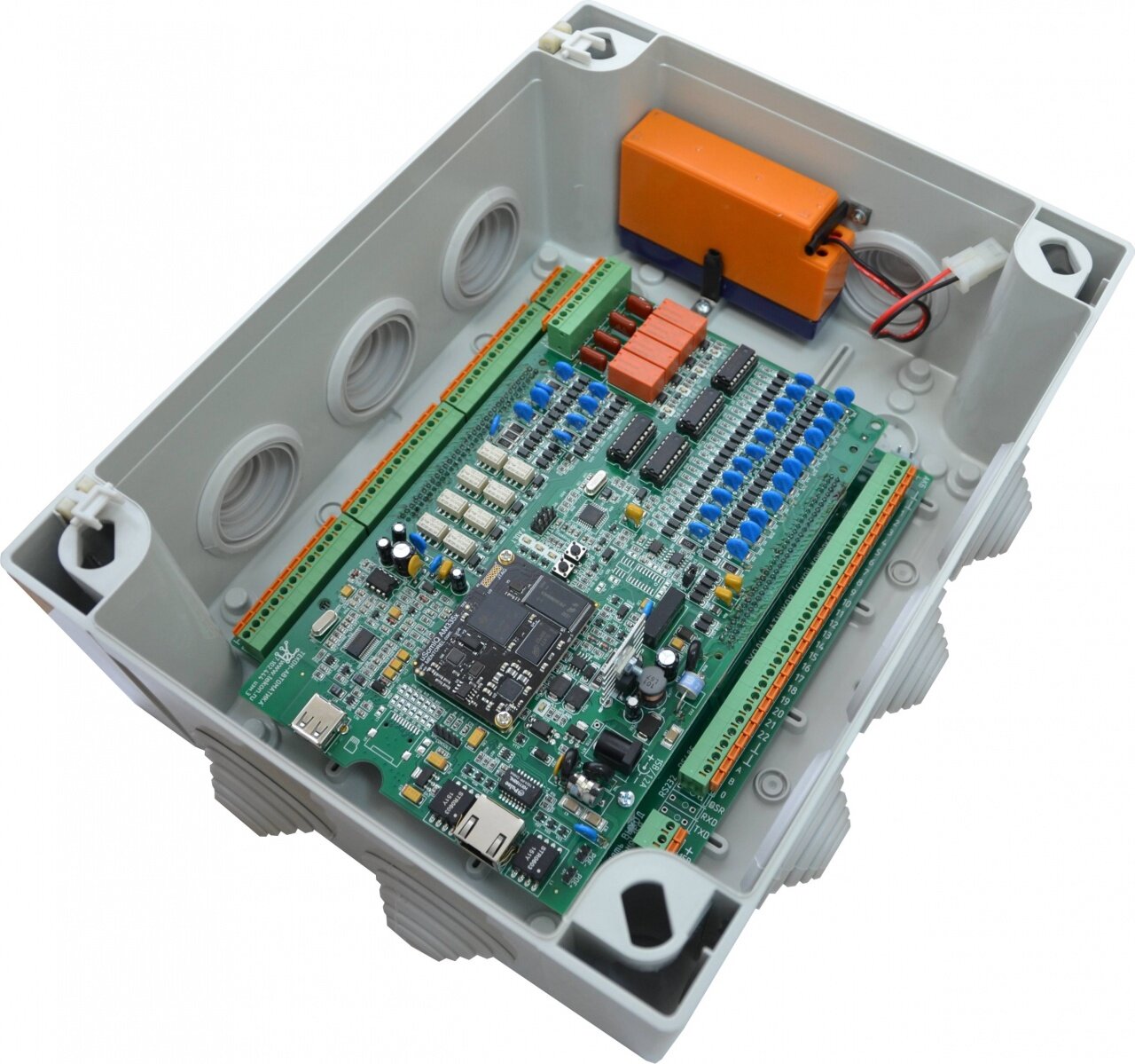 Универсальный концентратор Текон-Автоматика КУН-IP8 RJ45 RS-485 PoE