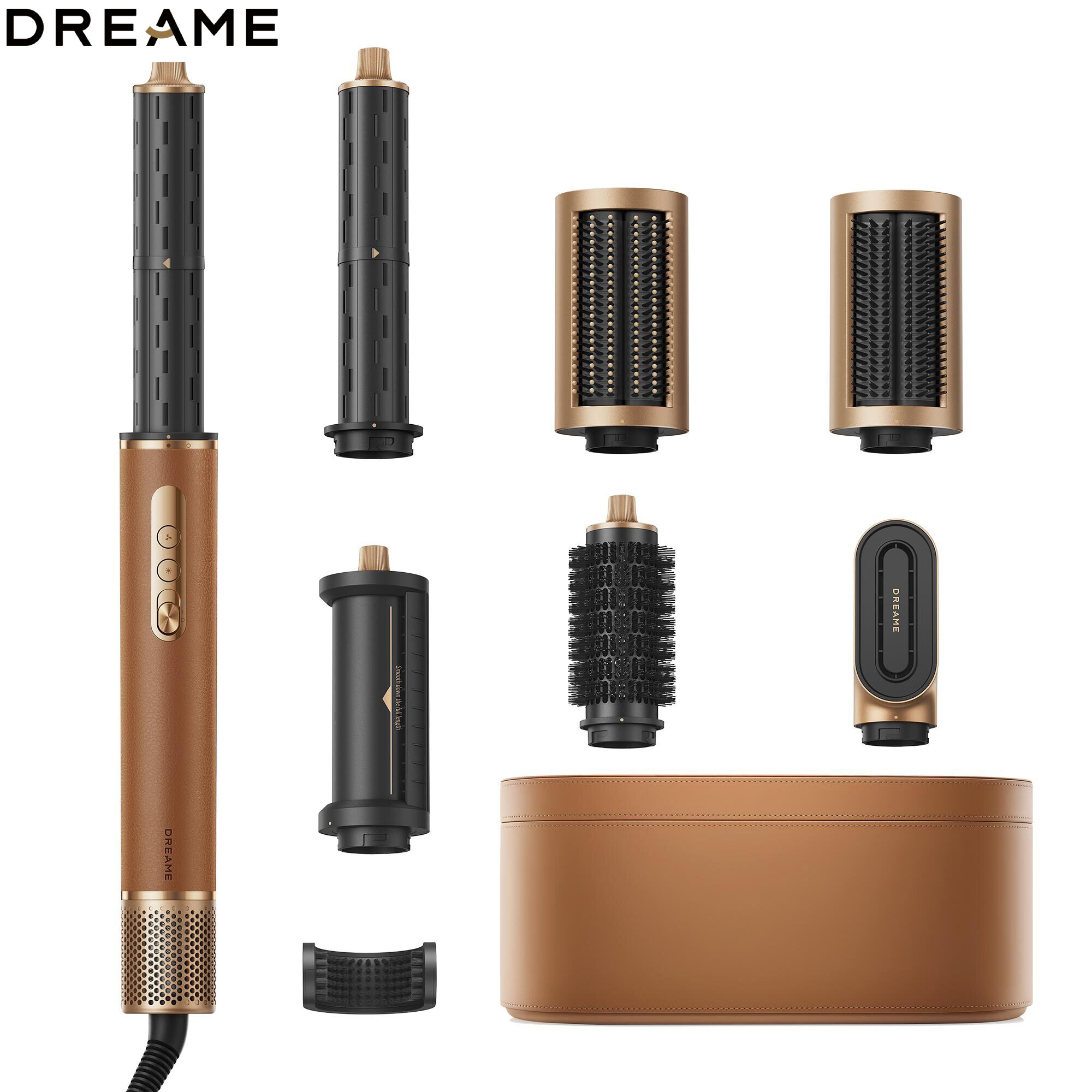 Dreame AirStyle Pro — Умная фен-щетка 7 в 1 с автоматической намоткой, 110 000 об/мин и магнитными насадками