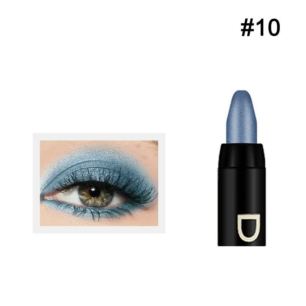 16 цветных водостойких карандашей для глаз с блестками: для век и слизистых, стойкие тени-хайлайтеры