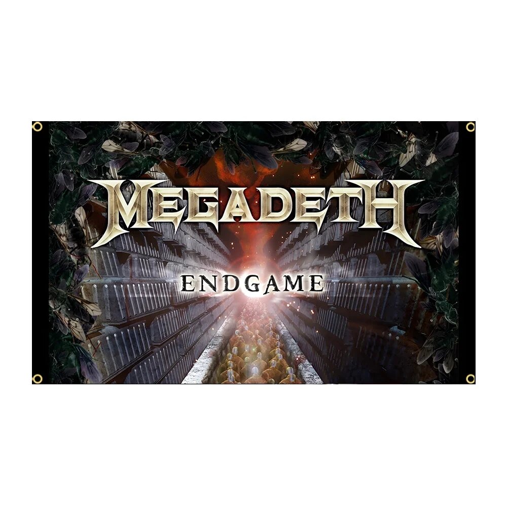 Персонализированный флаг M-MegadethS из полиэстера 60 х 90 см, Синий