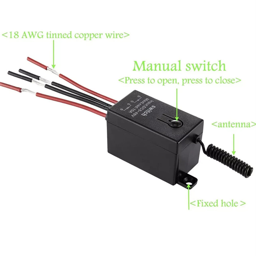 Wireless kill switch for Car/Boat/Lights/Alarm- Strong Signal - Long Range