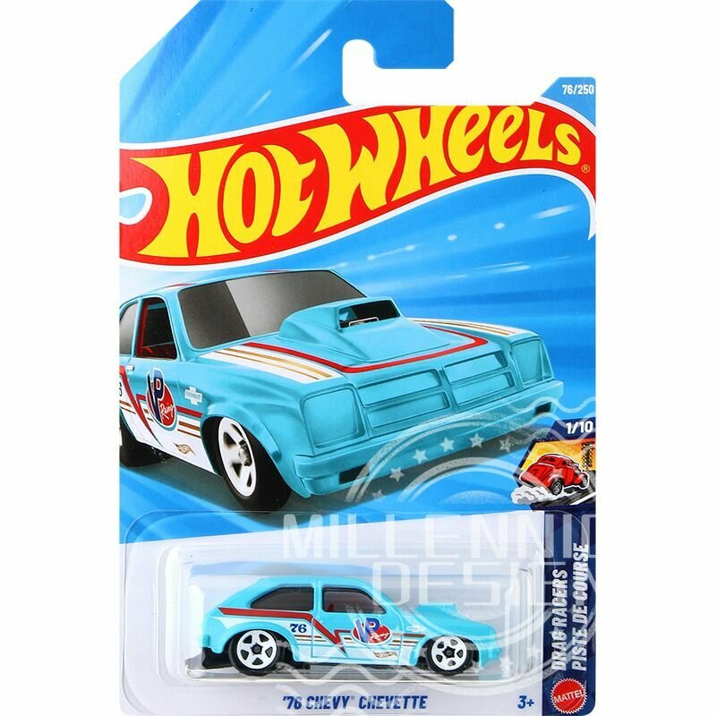 Hot Wheels , литая модель автомобиля 1:64, новая серия 2026 C, металлический корпус и шасси(76-76 CHEVY)