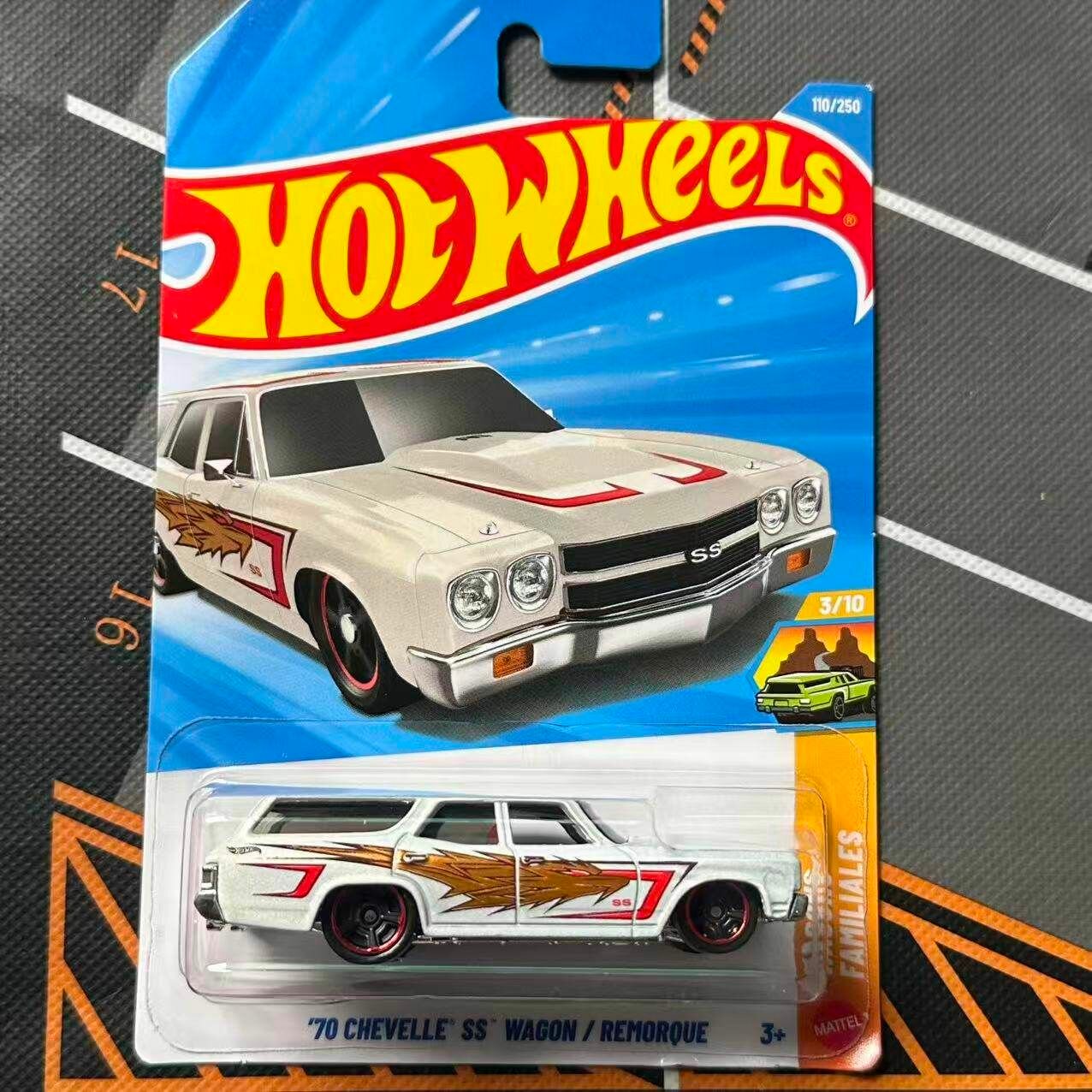Hot Wheels 2026E серия, литой автомобиль 1:64 модель машинки(CHEVELLE SS WAGON)