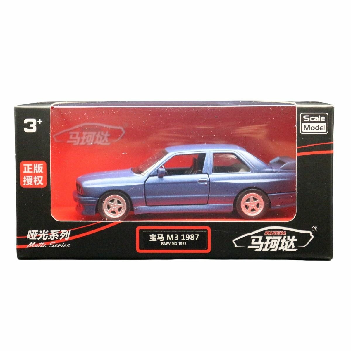 Масштабная модель BMW M3 1987 года из сплава