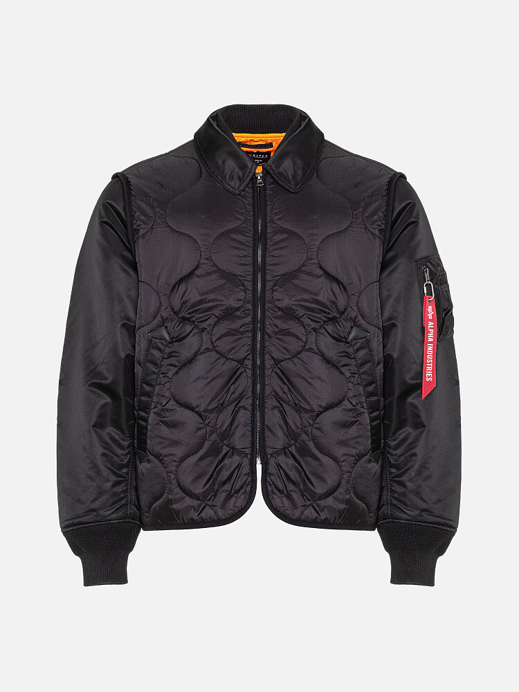 Куртка ALPHA INDUSTRIES Mixed Media Utility, размер L, black — фото 1