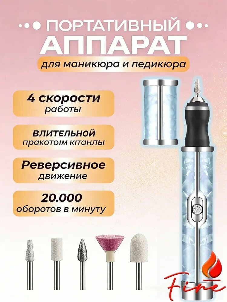 Tonix набор для маникюра и педикюра, синий