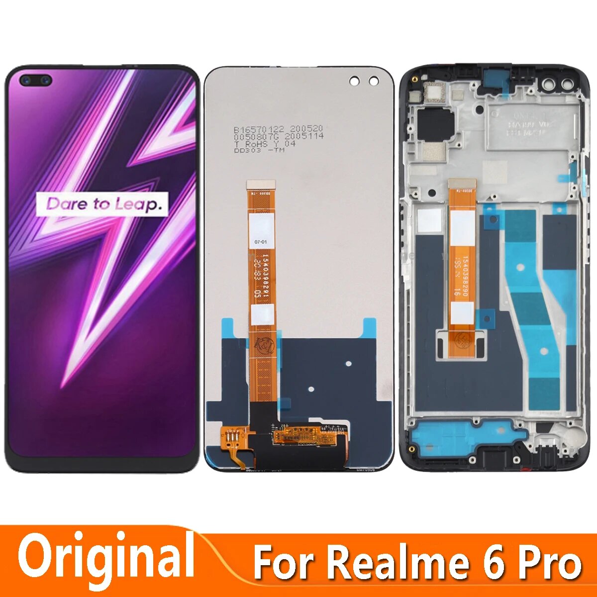 Дисплей Realme 6 Pro RMX2061/2063 с рамкой
