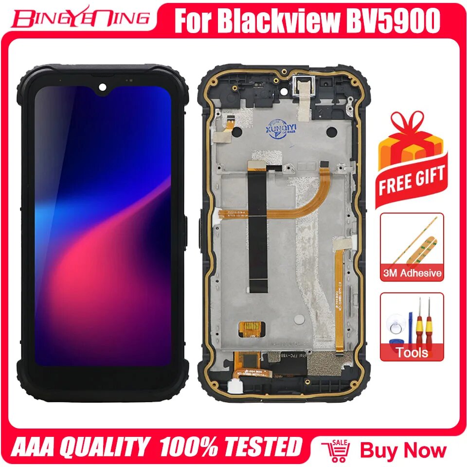 Blackview BV5900 Черный дисплей в сборе без рамки