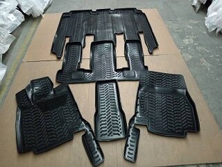 Honda STEPWGN Spada 6 (7 мест) (ПР) (2022-) модельные коврики в салон (3D с подпятником)(Крепеж1)