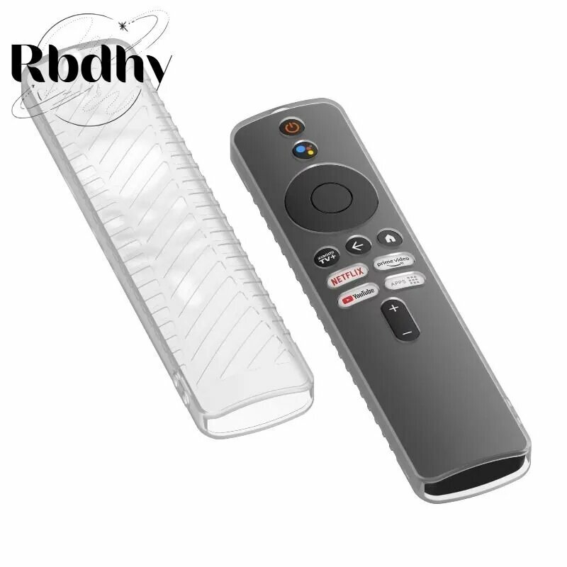 Чехол-накладка для пульта Xiaomi Mi TV Stick 4K, силиконовый защитный чехол, противоскользящий (1 шт, выбор цветов)