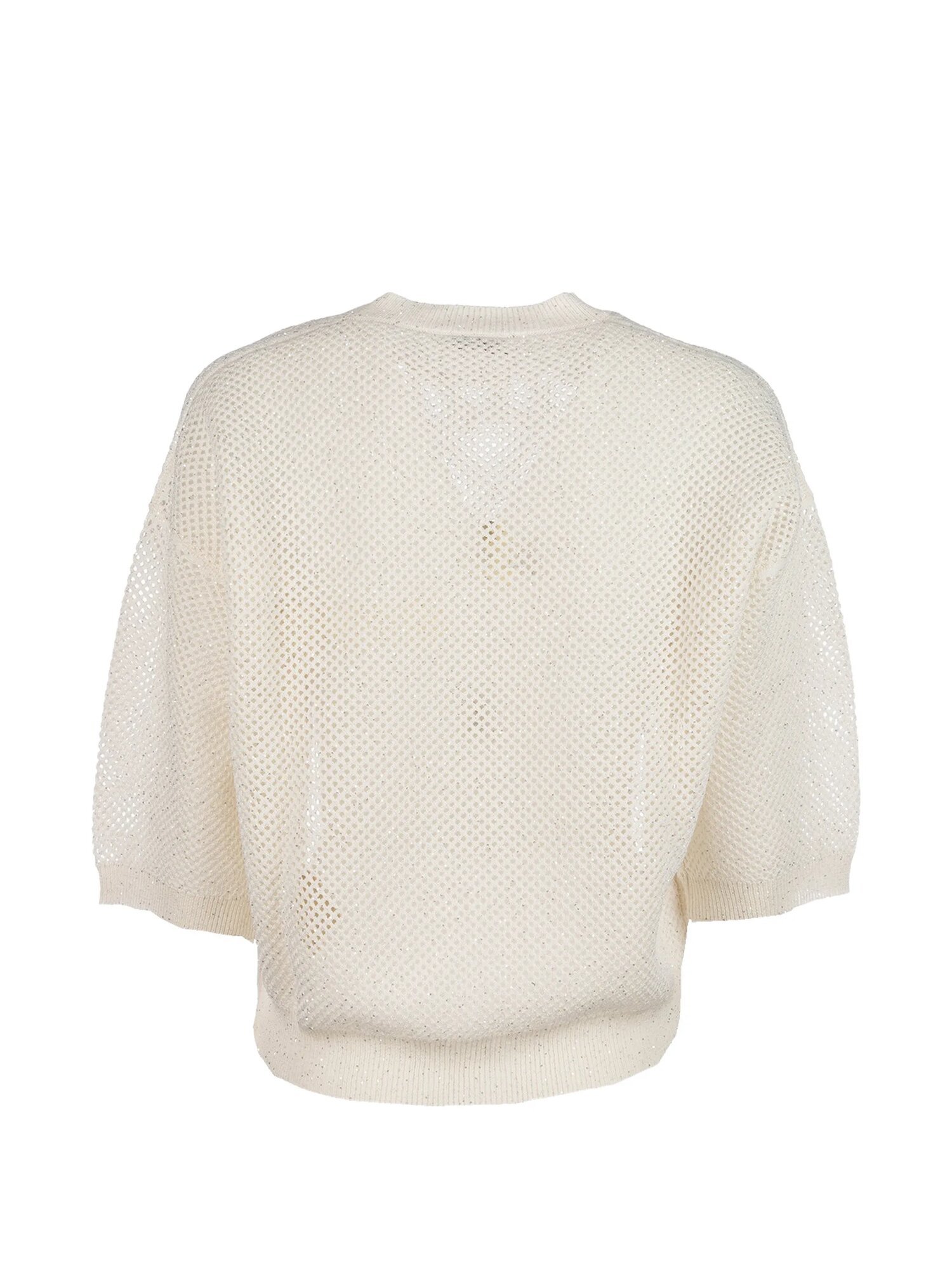 Джемпер PESERICO Sequin-embellished open-knit jumper, размер 42, разноцветный — фото 1