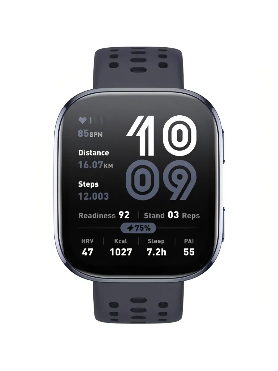 Смарт-часы Amazfit Bip 6, AMOLED, черные, водонепроницаемые, IP68