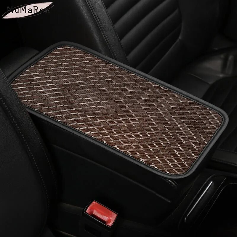 Кожаный чехол для подлокотника + кожа с эффектом памяти + чехол для автомобильного подлокотника в простом стиле 18339010