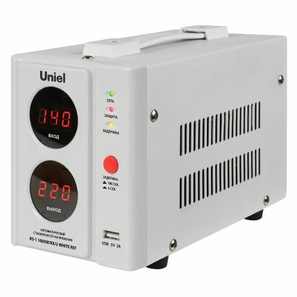 Стабилизатор UNIEL RS-1 1000W/RX/U WHITE REF
