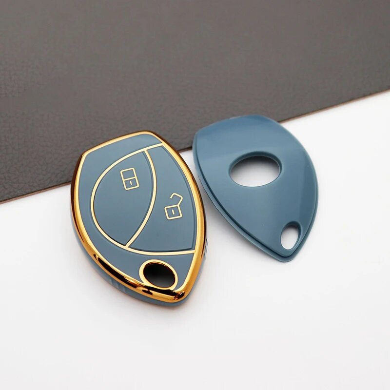 Автомобильный брелок для Toyota/Renault, 2 кнопки, серый(GLD)