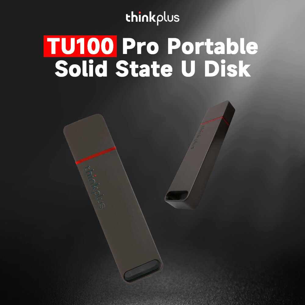 Thinkplus TU100 Pro 256GB USB3.1 Портативный Твердотельный Uдиск Металлическая Флешка Сверхбыстрая П