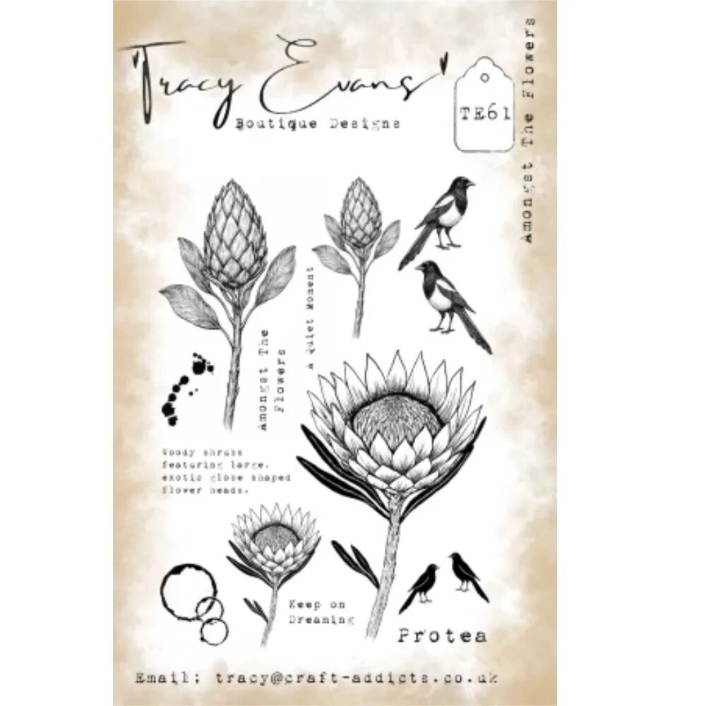 Штампы Flower Power 2025 stamps-3