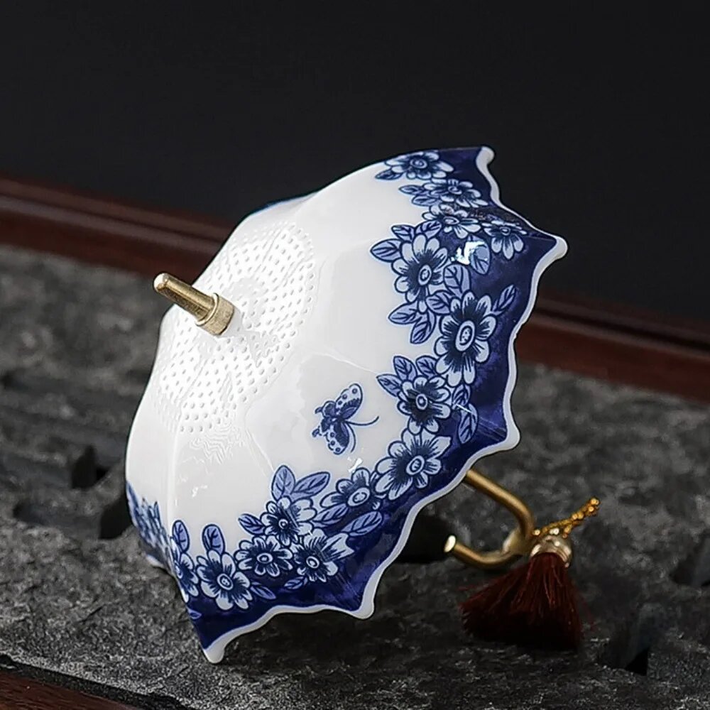 Керамический чайный зонтик Blue Flower