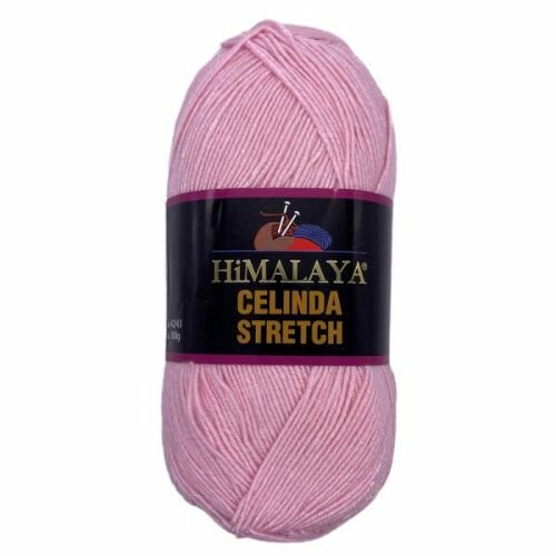 Пряжа Himalaya Celinda stretch 212-04 (1 моток 100г/430м) нежно-розовый
