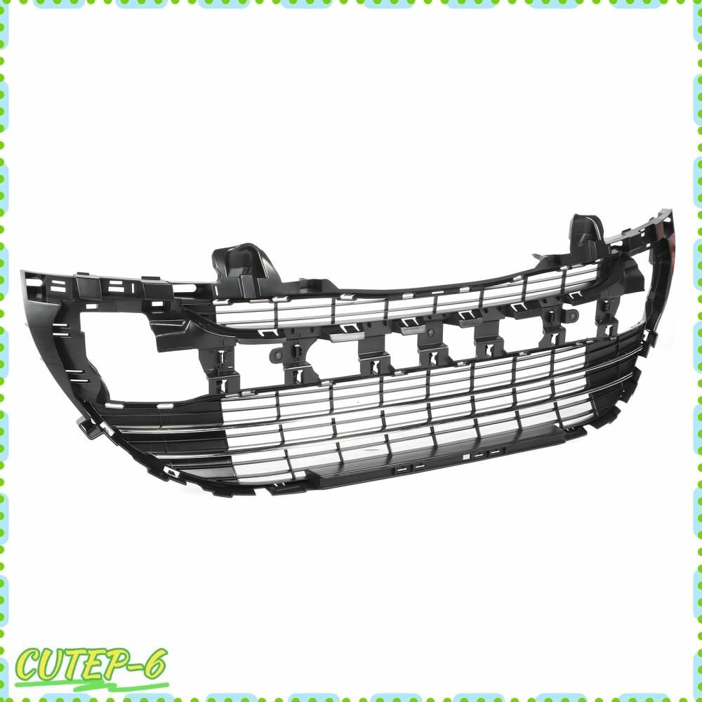 Решетка переднего бампера для Peugeot 308 2008-2011 – центральная сетка, OEM 7414. VH/7414. VJ, черный ABS стильный