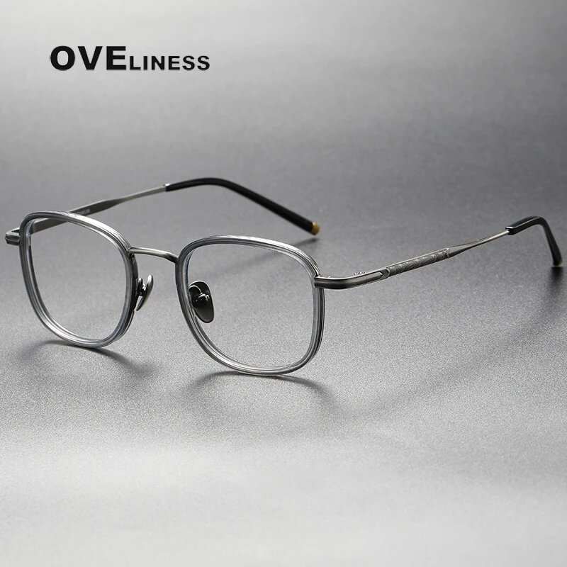 Оправа для очков Oveliness титановая винтажная квадратная