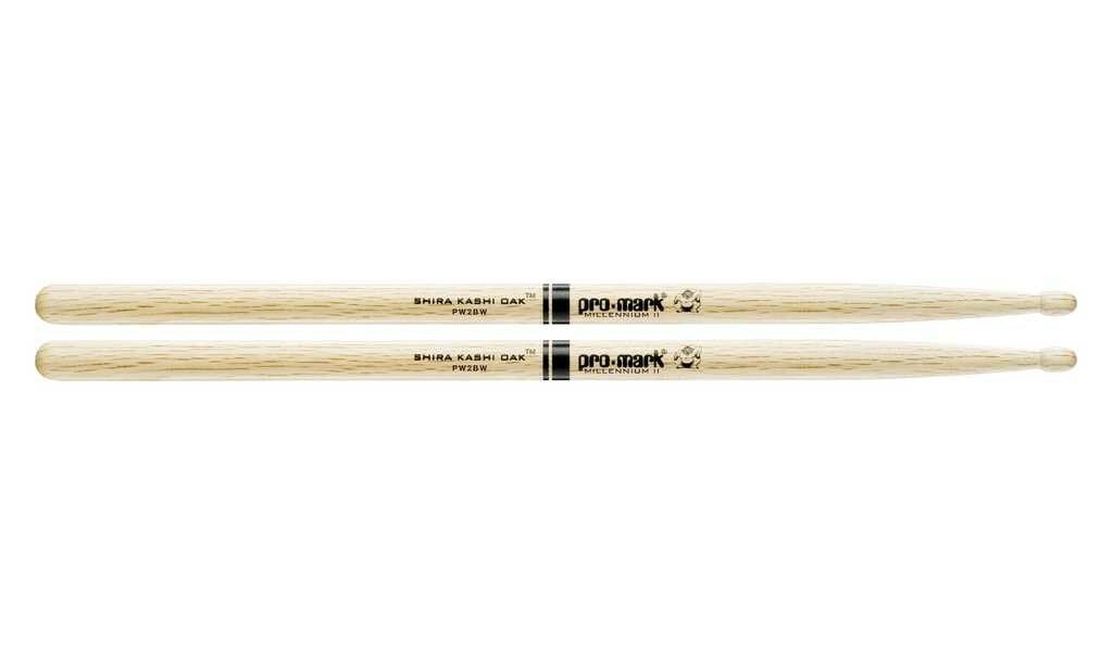 PW2BW Shira Kashi Барабанные палочки, дуб, деревянный наконечник, 2B, ProMark