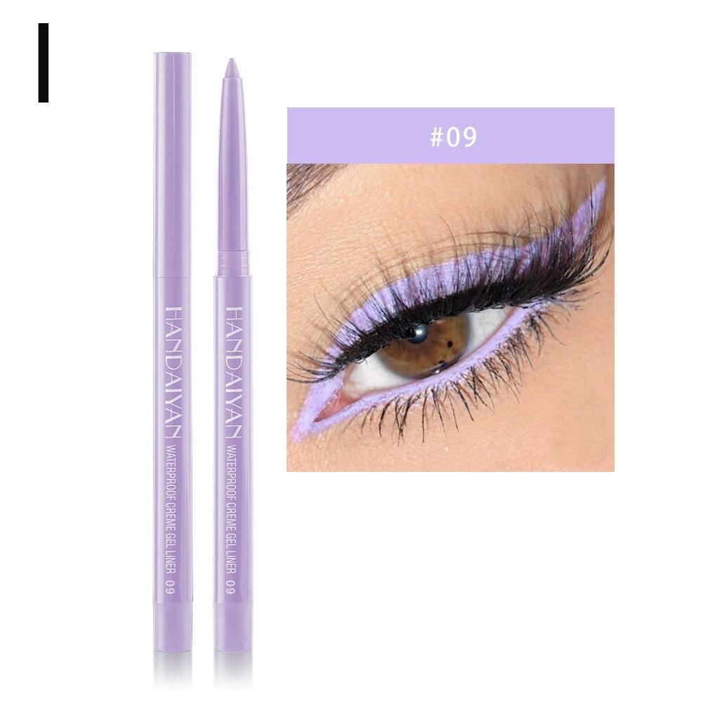 Подводка лайнер для глаз водостойкая цветная, фломастер Color Pen Eye Liner