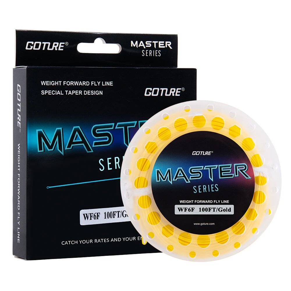 Goture Master леска для нахлыста WF6F 100ft, Color C