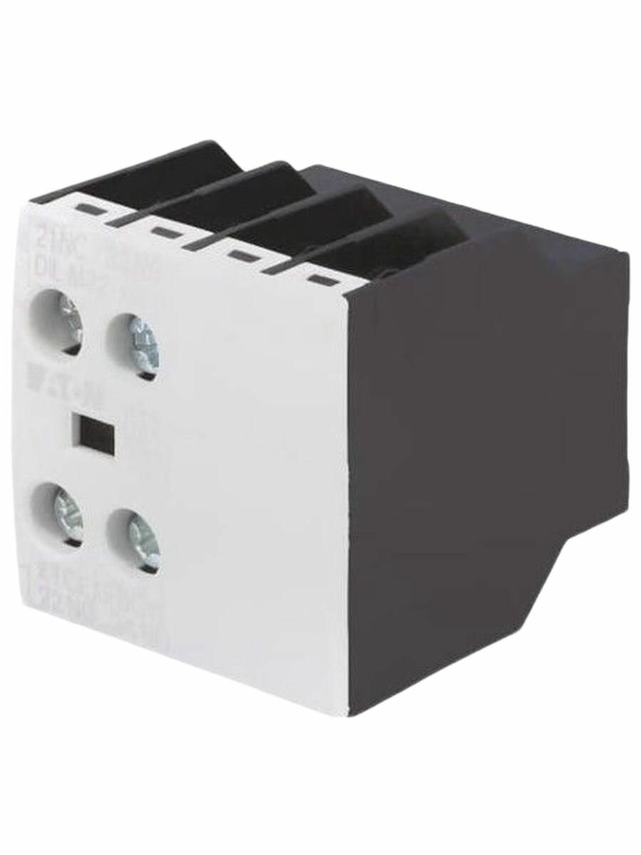 DILM32-XHI11 Eaton, Фронтальный блок вспомогательных контактов, 2 полюса, 1НО+1НЗ, винтовые Зажимы.