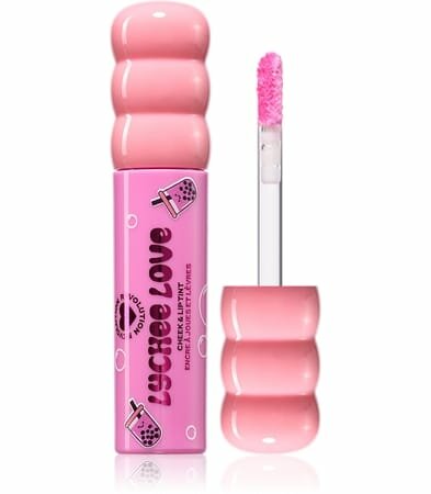 Блеск для губ I Heart Revolution Bubble Tea Milky Blush & Lip, оттенок Lychee Love Pink, 1,8 мл